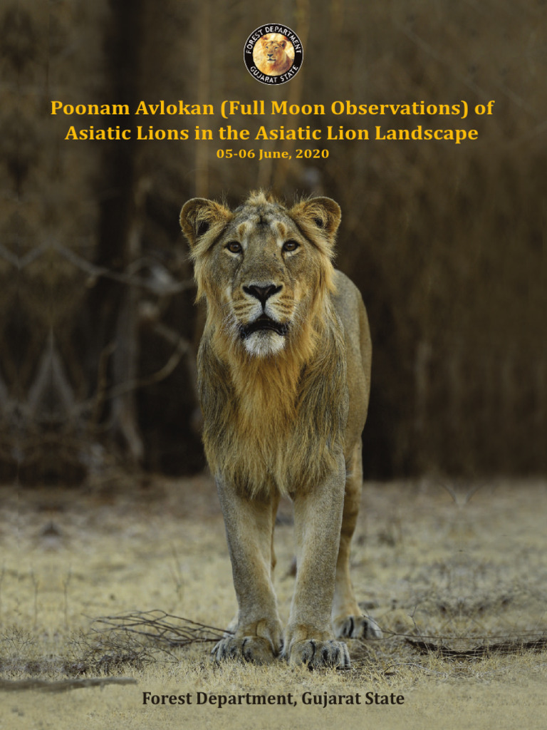 Asiatic Lion Poonam Avlokan 2020 | PDF | Science & Mathematics ...