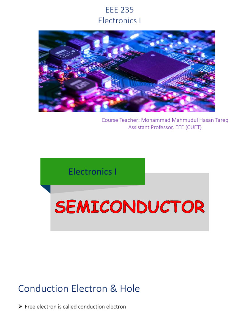 Semiconductor (P - 2) | Download Free PDF | P–N Junction | Semiconductors