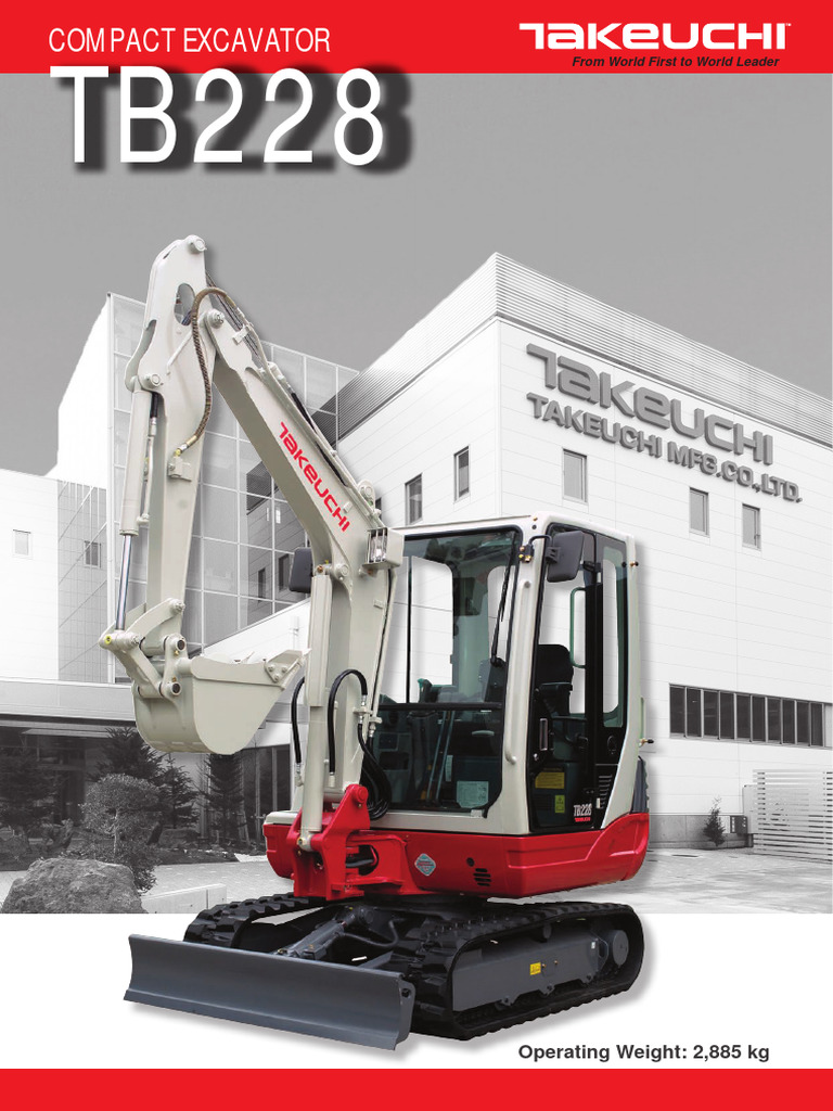 TAKEUCHI A4-TB228-Brochure-HO-Mar-2018-WEB | PDF | Vehicle Technology ...