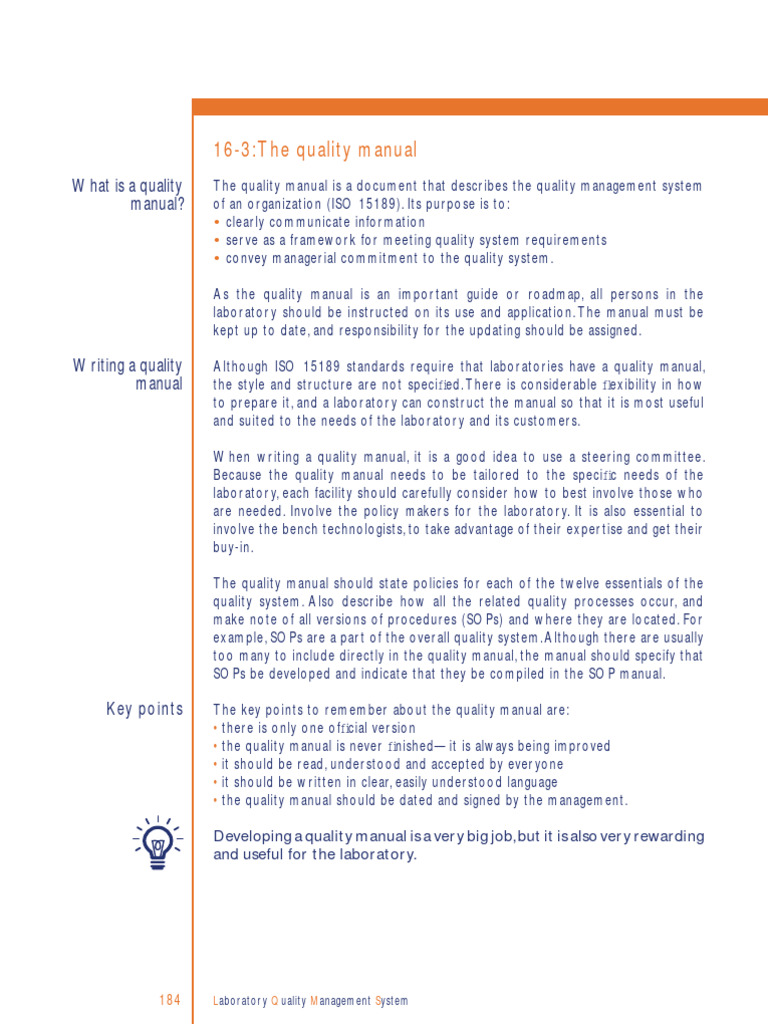 LQMS 16-3 18-6 Quality Manual | PDF | Quality Management | Quality ...