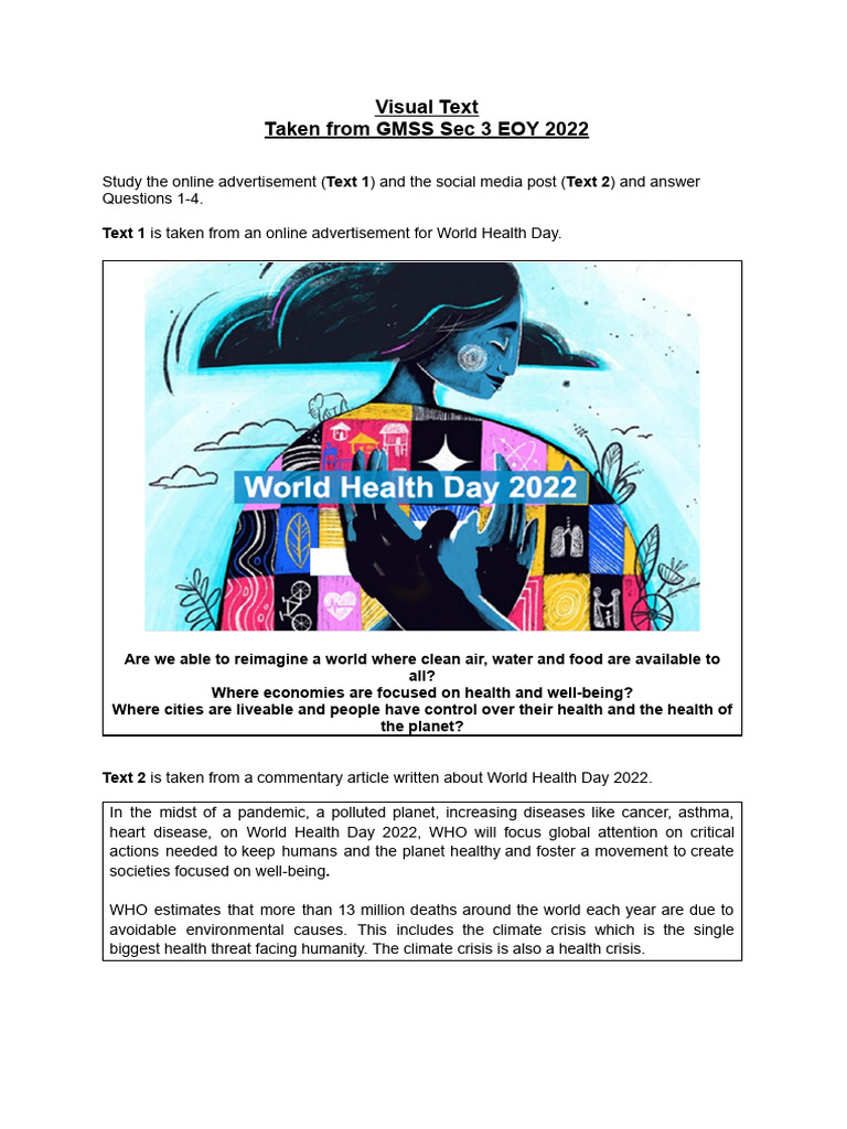 GMSS 2022 3exp El Eoy P2 | PDF | World Health Organization | Air Pollution