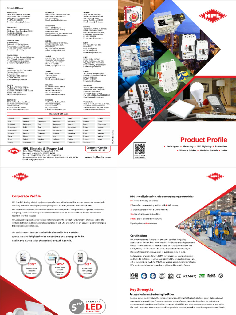 HPL Product Profile 2022 | PDF