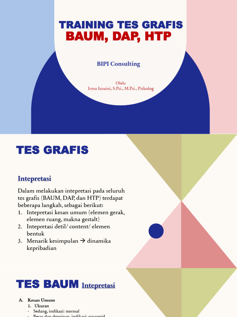 Interpretasi Tes Grafis Baum dan DAP | PDF | Pengembangan Diri