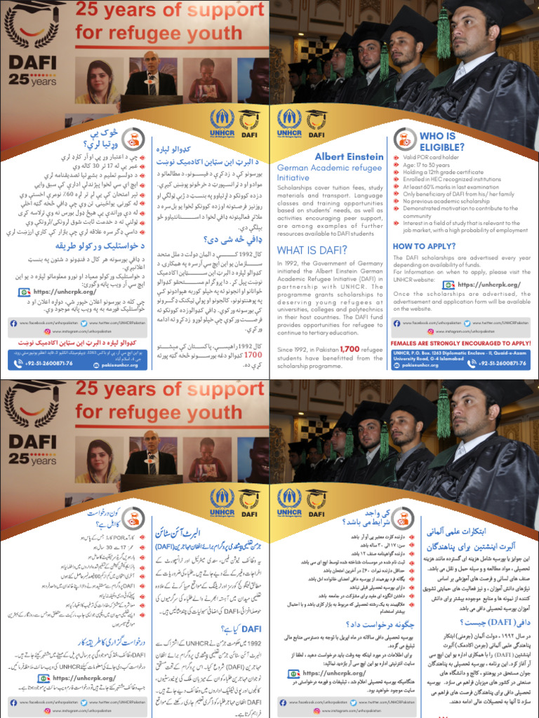 DAFI Flyers | PDF | Educational Stages | Higher Education