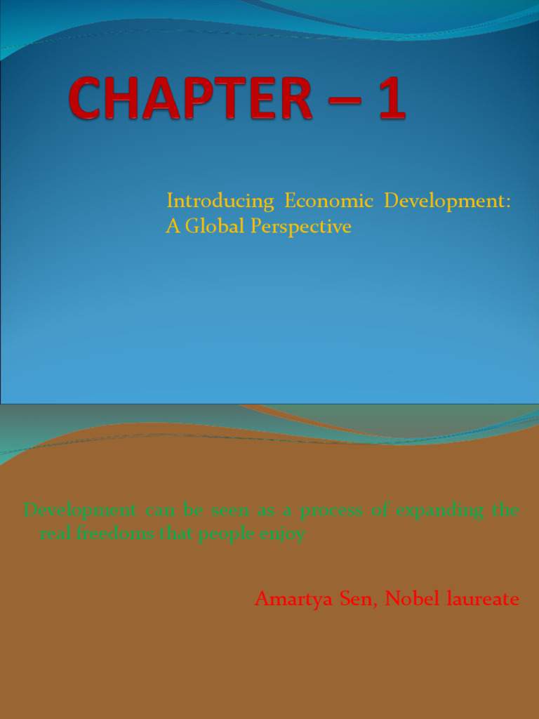 Introducing Economic Development: A Global Perspective | PDF ...
