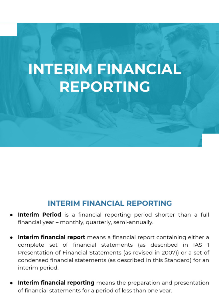 Interim Reporting | PDF | Financial Statement | Revenue