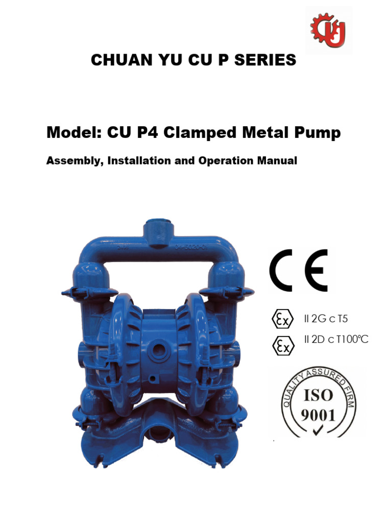 Chuan Yu Cu P4 Metallic Manual Pdf Pump Valve