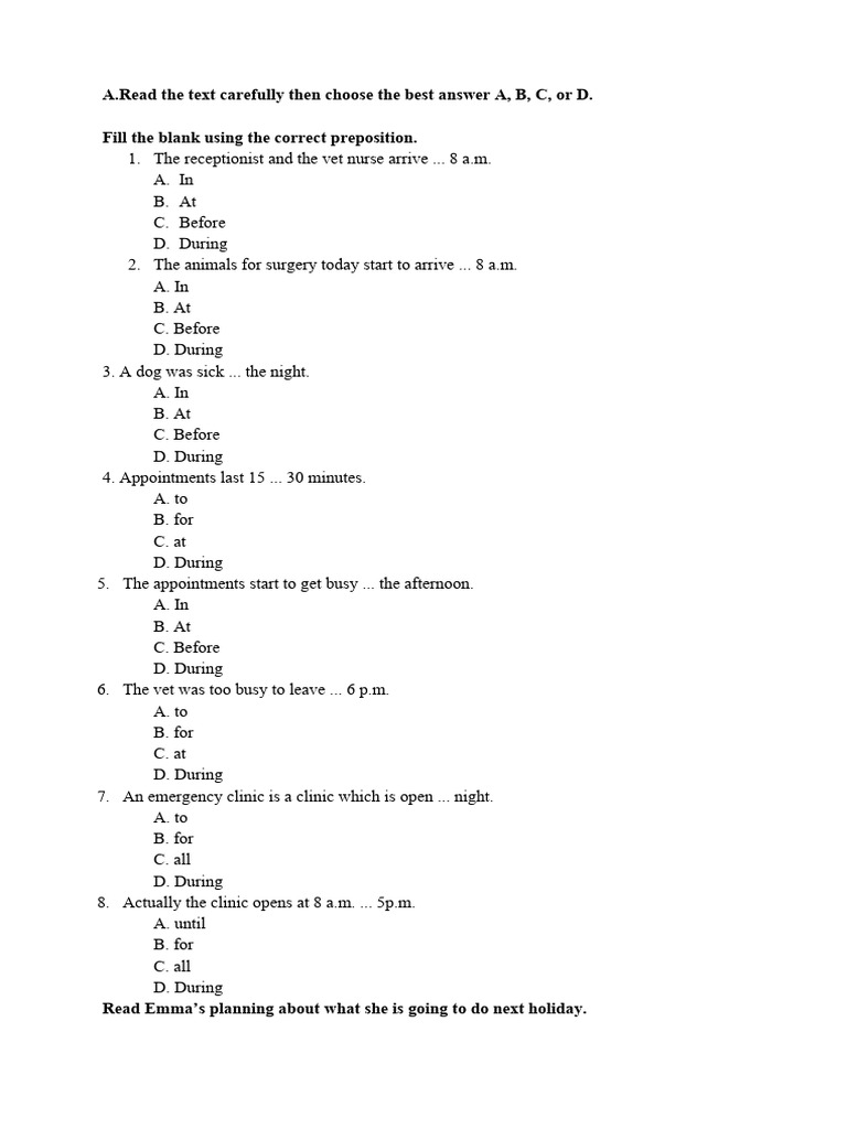 Soal PTS Genap Epp Bahasa Inggris Kelas 7 2019-2020 | PDF | Language Arts & Discipline