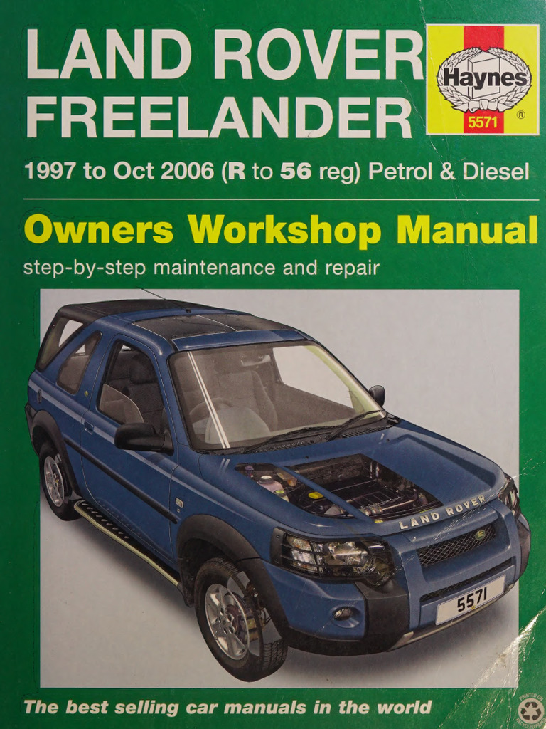 Dokumen - Pub Haynes Land Rover Freelander 97 06 Owners Workshop Manual ...