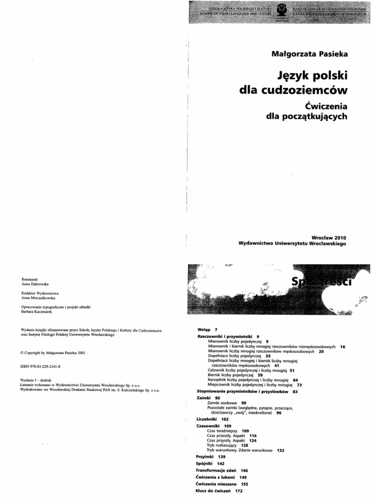 (A1-A2) Jezyk Polski Dla Cudzoziemców (2na1, Mniejszy Rozmiar) (M ...