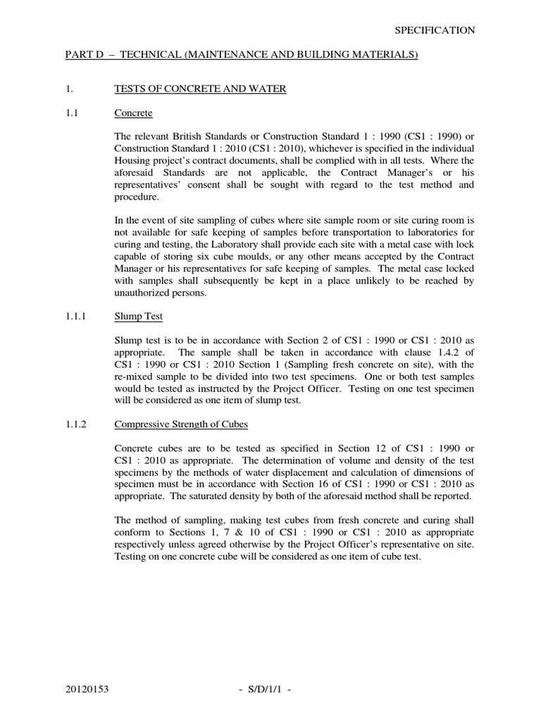 HKHA MTS (2012-2014) For Maintenance & Building Materials Specification ...
