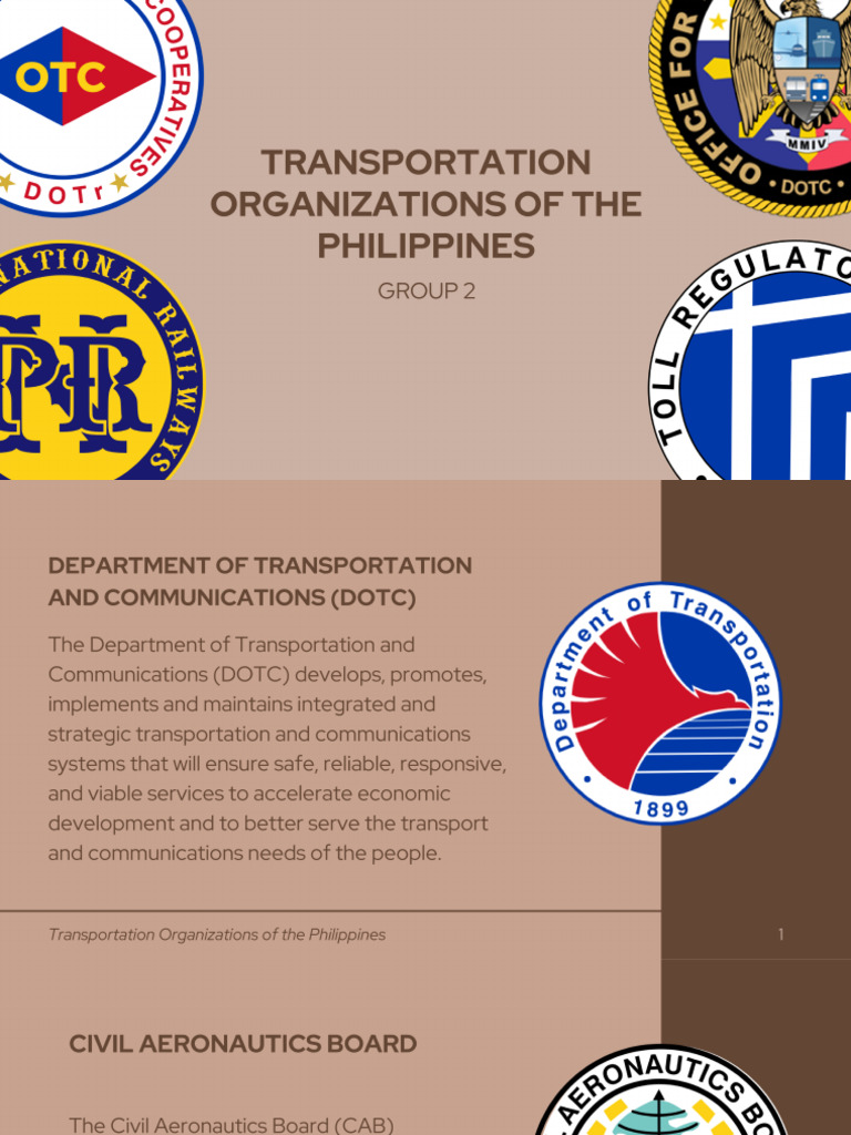Group 2-Transportation Oganizations of The Philippines | PDF