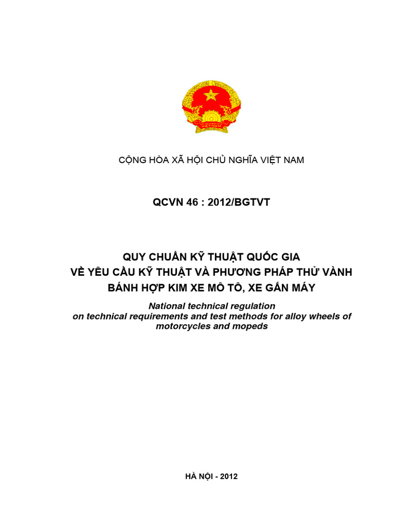 QCVN46.2012.BGTVT - Vành H P Kim | PDF