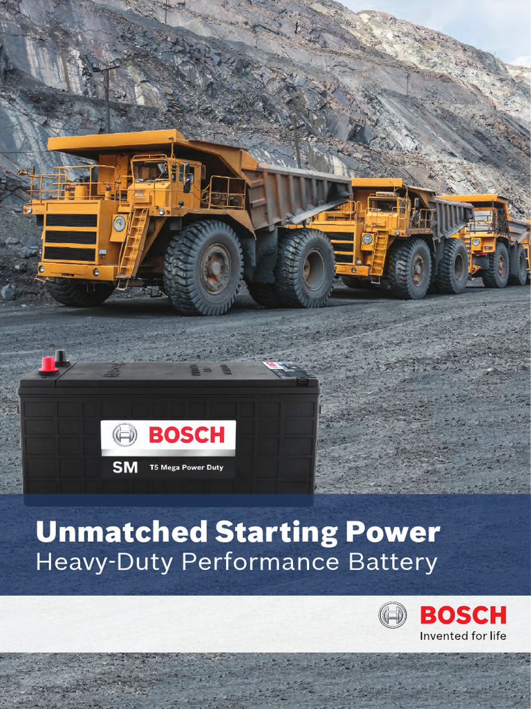 Bosch T5 Mega Power Duty Flyer APS 70955 | PDF | Vehicles ...