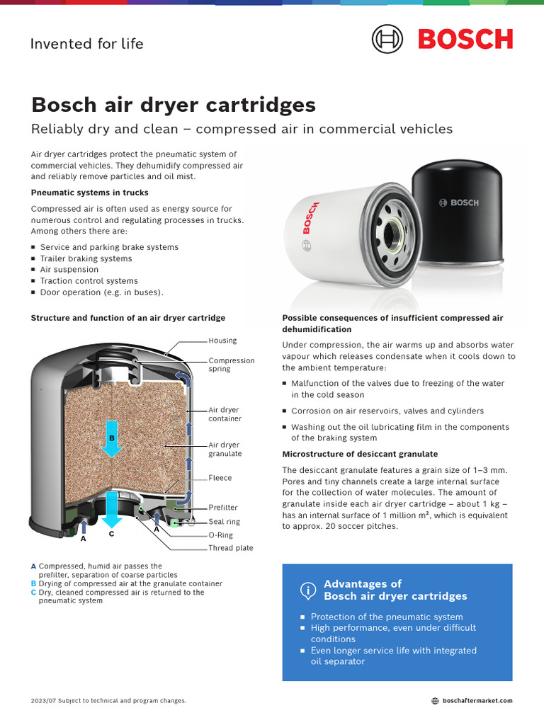 FI Productinfosheet Airdryer EN CD2022 96408 | PDF | Mechanical Engineering | Applied And ...