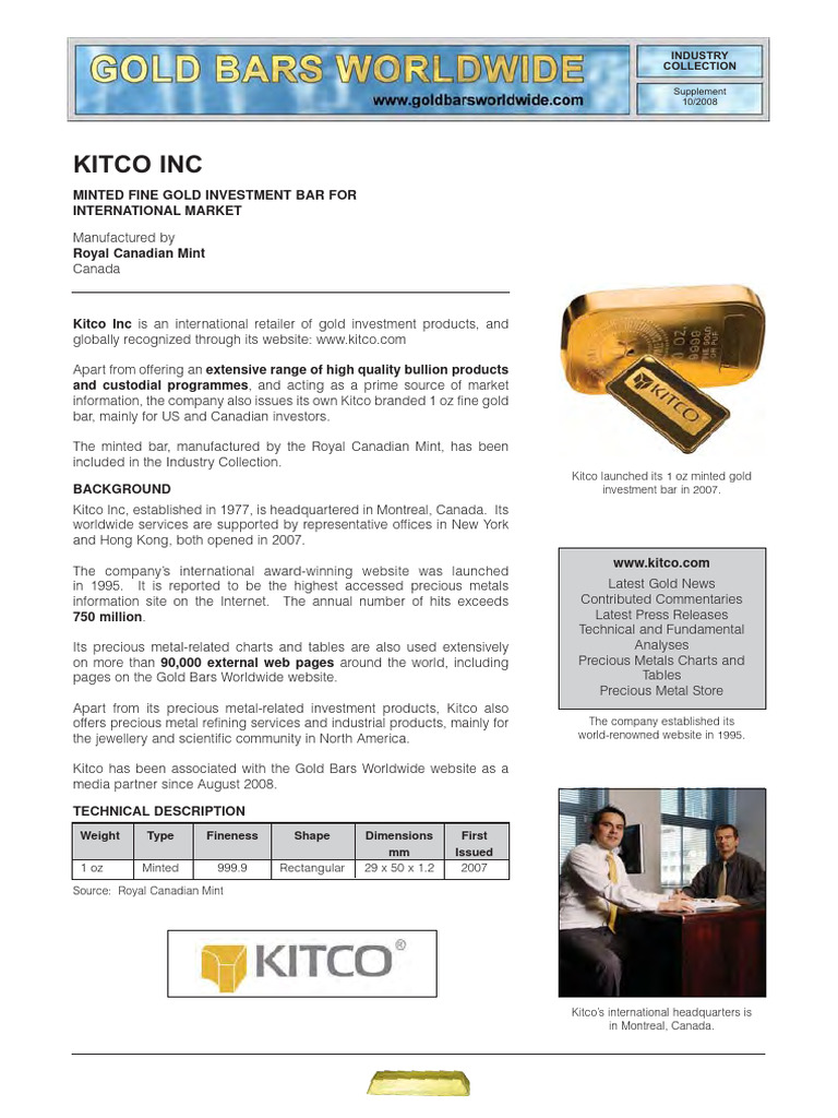 NBA 18 Kitco | PDF | Precious Metals | Currency