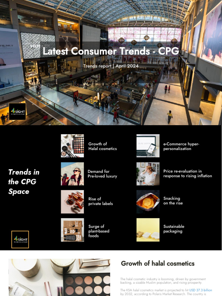 Trends in the CPG Space April 2024 | PDF | Cost Of Living | Brand