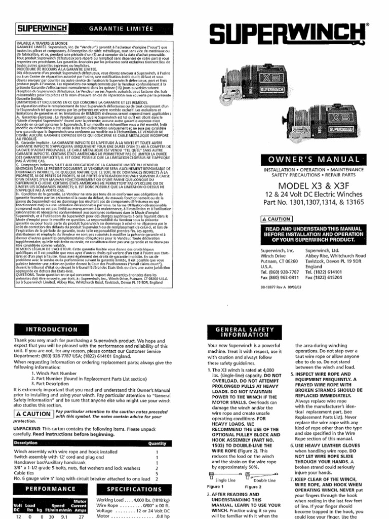 X3 X3F Owners Manual | PDF