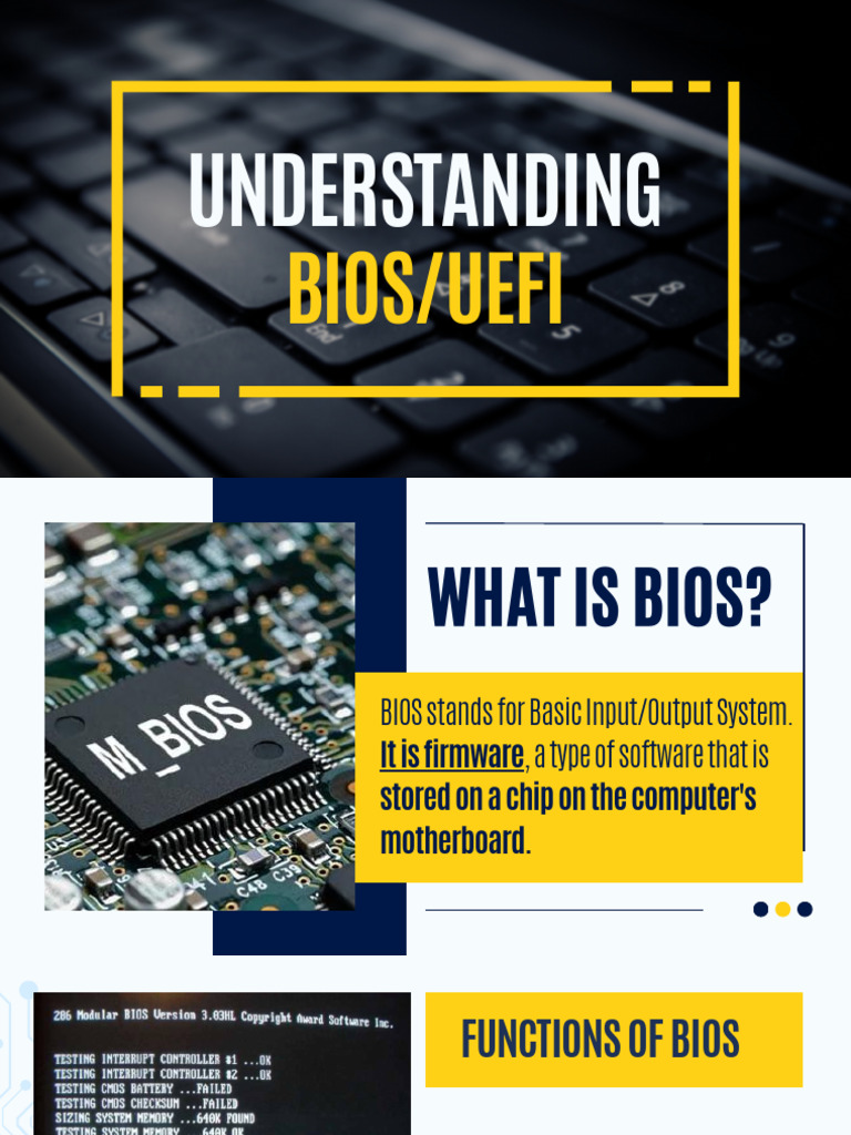 1.2 Understanding Computer BIOS | PDF | Bios | Booting 1.2 Understanding Computer BIOS | PDF | Bios | Booting