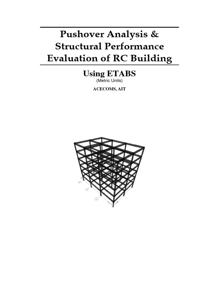 ETABS-Example-Pushover 03 | PDF | Beam (Structure)