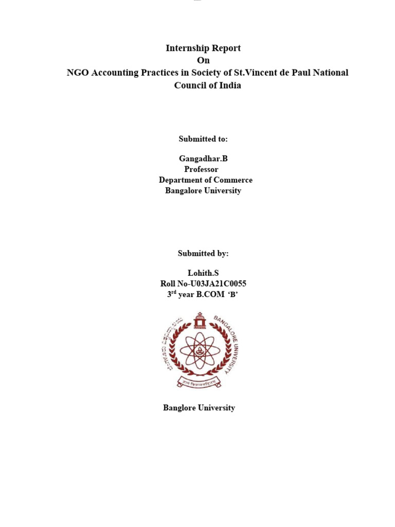 Lohith.s Report - 02 | PDF | Debits And Credits | Non Governmental ... Lohith.s Report - 02 | PDF | Debits And Credits | Non Governmental ...