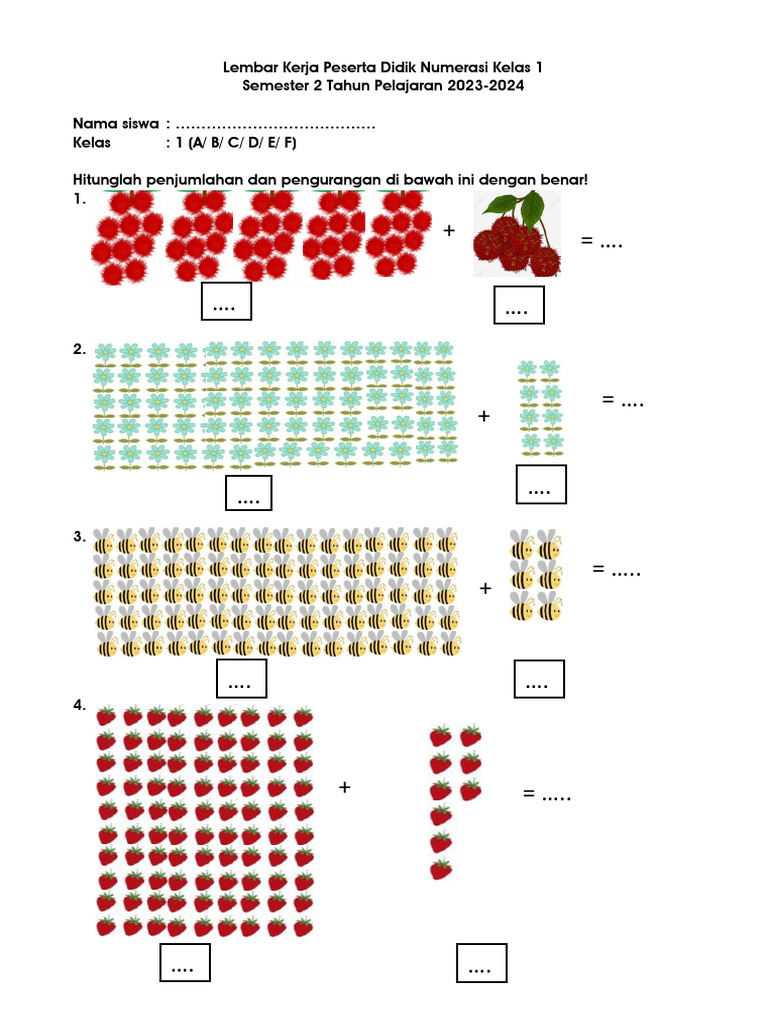 LKPD Numerasi 22 Mei 2024 | PDF