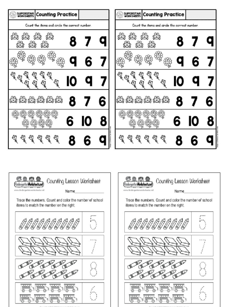 Number, Beginning Sounds, Color, Capital and Small | PDF