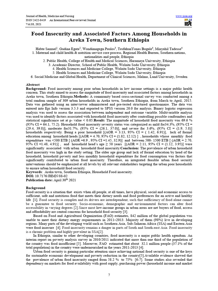 Areka Town | Download Free PDF | Regression Analysis | Logistic Regression