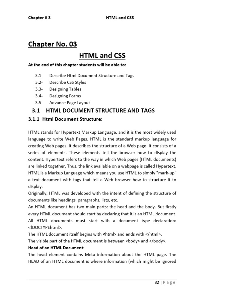 Cit 303-Book 3 4 | PDF | Html | Html Element