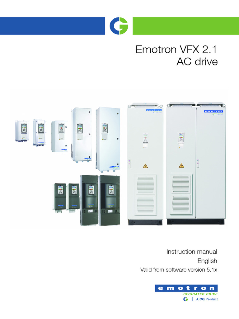 Emotron VFX Manual - en | PDF | Alternating Current | Mains Electricity