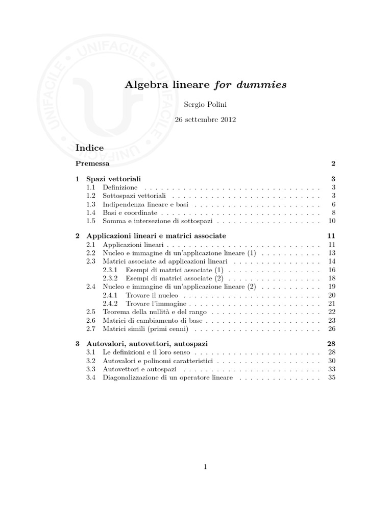 Algebra Line Are For Dummies | PDF