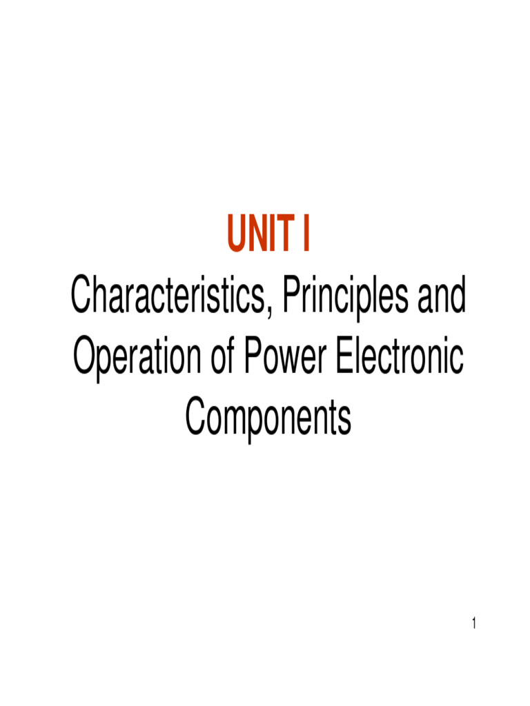 Power Electronics: Devices and Principles | PDF | Mosfet | Diode