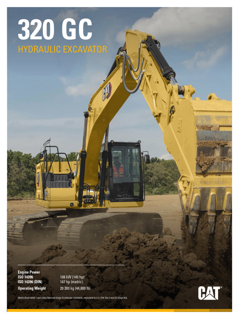 Specalog Exca CAT 320GC | Download Free PDF | Horsepower