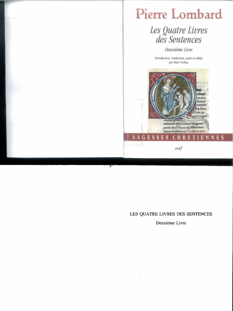 Pierre Lombard-Livre2 Sentences | PDF