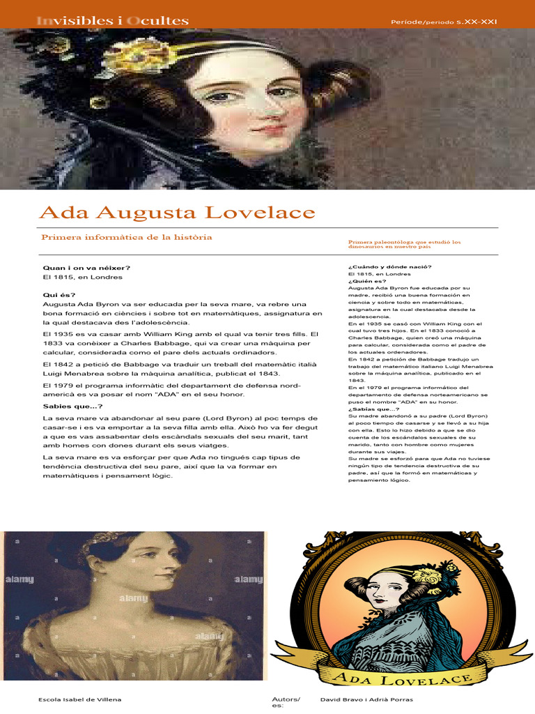 Ada Lovelace Final | PDF