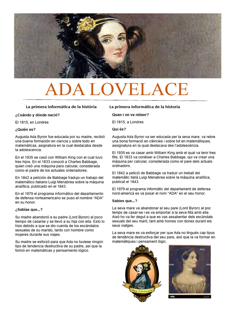 Ada Lovelace | PDF