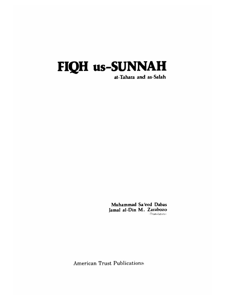 Fiqhu Book | PDF