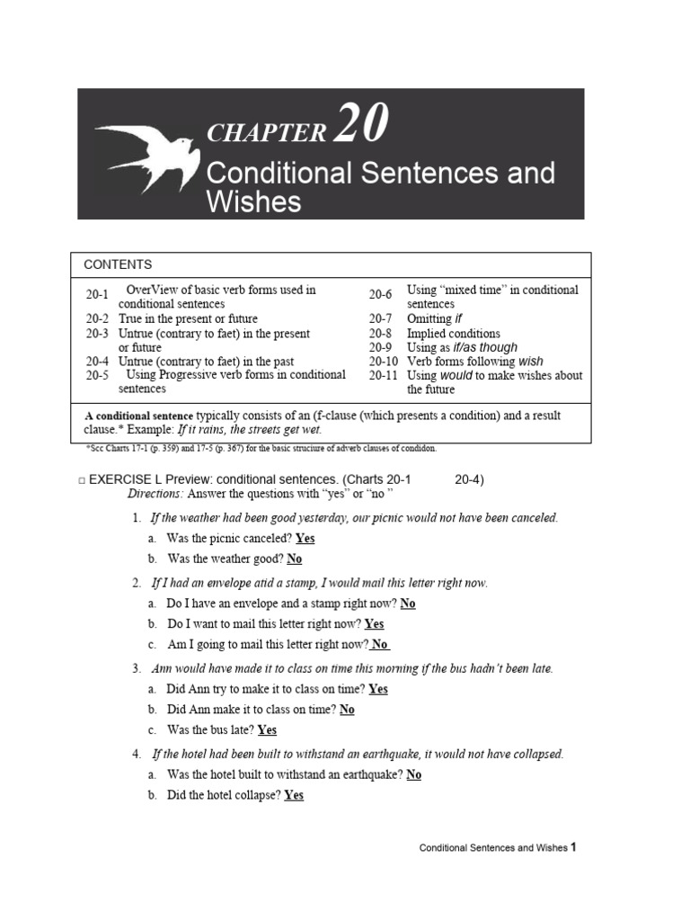 Conditional Sentence Exercise Cika Azzahra | PDF | Sentence (Linguistics) | Linguistics