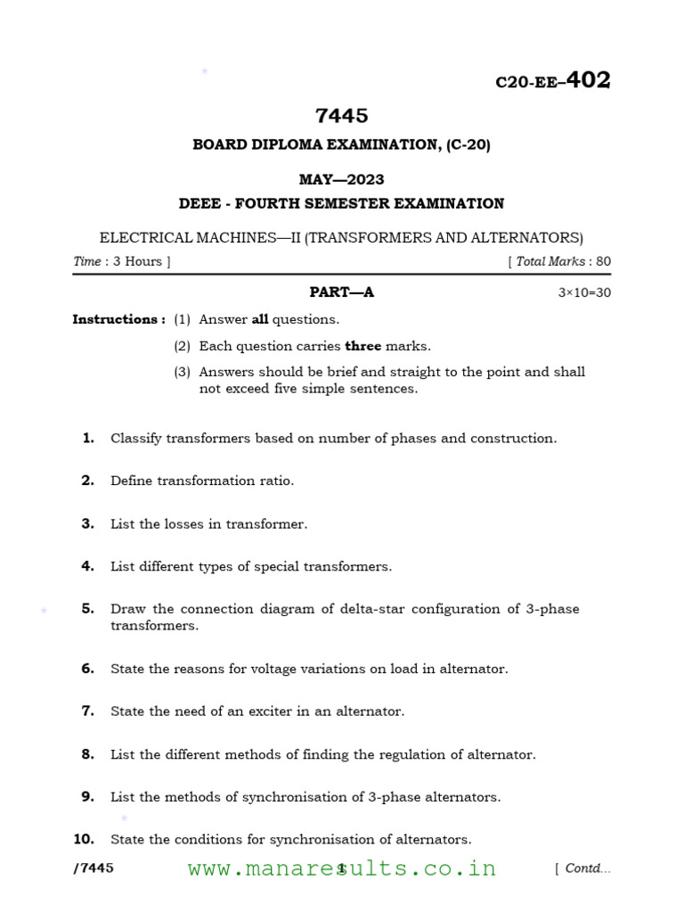 Em 2 PP 3 | PDF | Transformer | Physical Quantities
