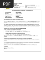 e-Konsular Good Conduct Certificate Guide | PDF