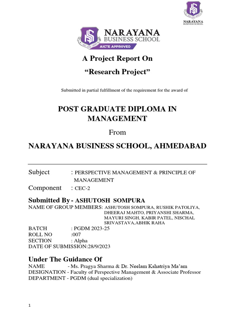 Ashutosh 007 Alpha Research Project | PDF | Job Satisfaction | Employment