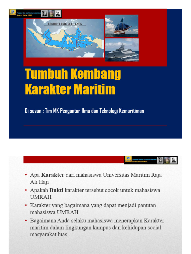 Materi 3-Tumbuh Kembang Karakter Maritim | PDF | Perjalanan
