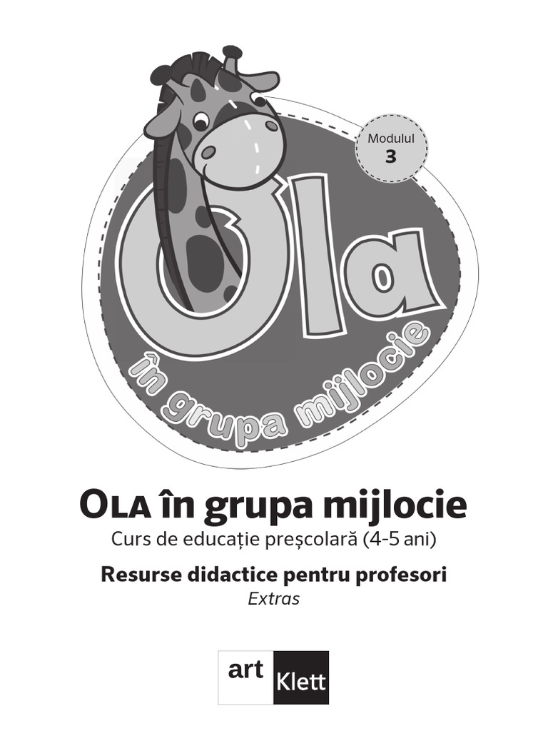 +1 - Ola in Grupa Mijlocie Planificare Modulul 3 - Extras | PDF