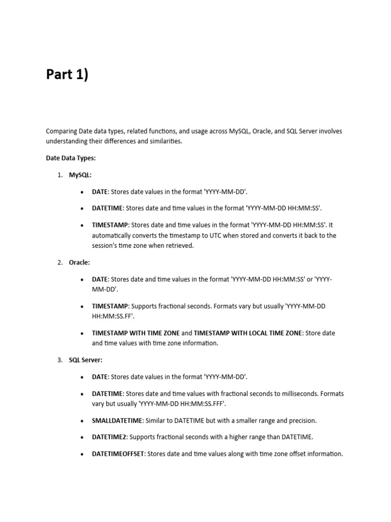 l226557 Part1 | PDF | Sql | Microsoft Sql Server