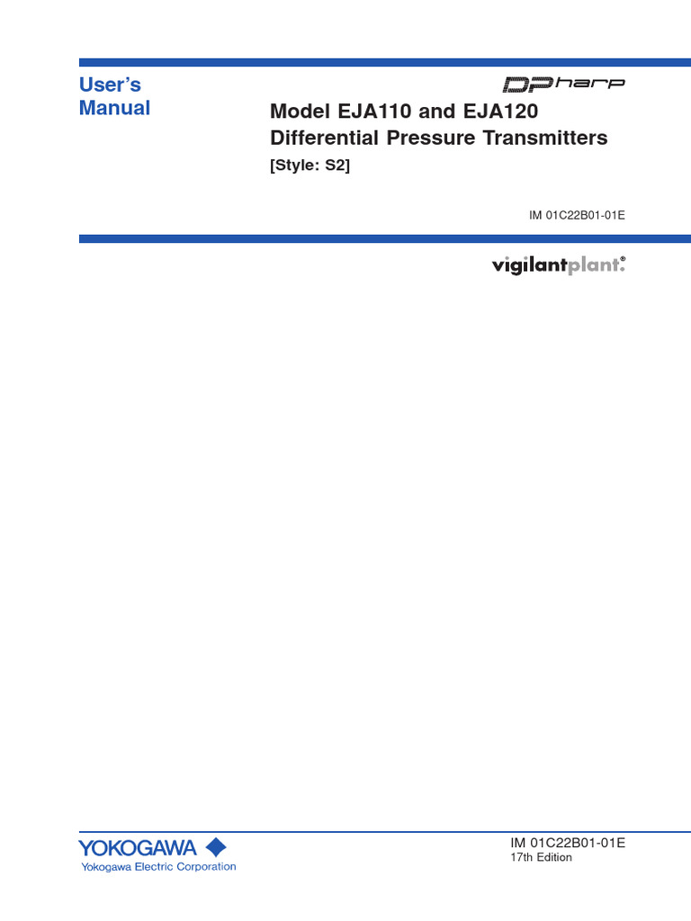 Im01c22b01-01en (17) - Eja110, Eja120 | PDF | Electrical Wiring ...