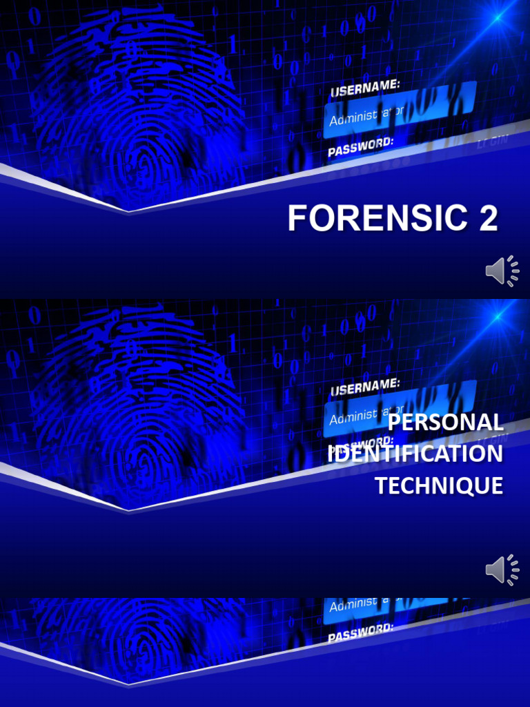 FINGER NEW PPT 1 Part 1 | PDF | Fingerprint | Science