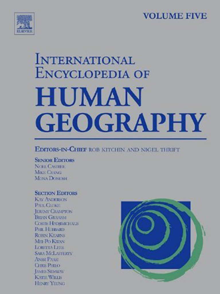 05 International Encyclopedia of Human Geography | PDF | Postcolonialism