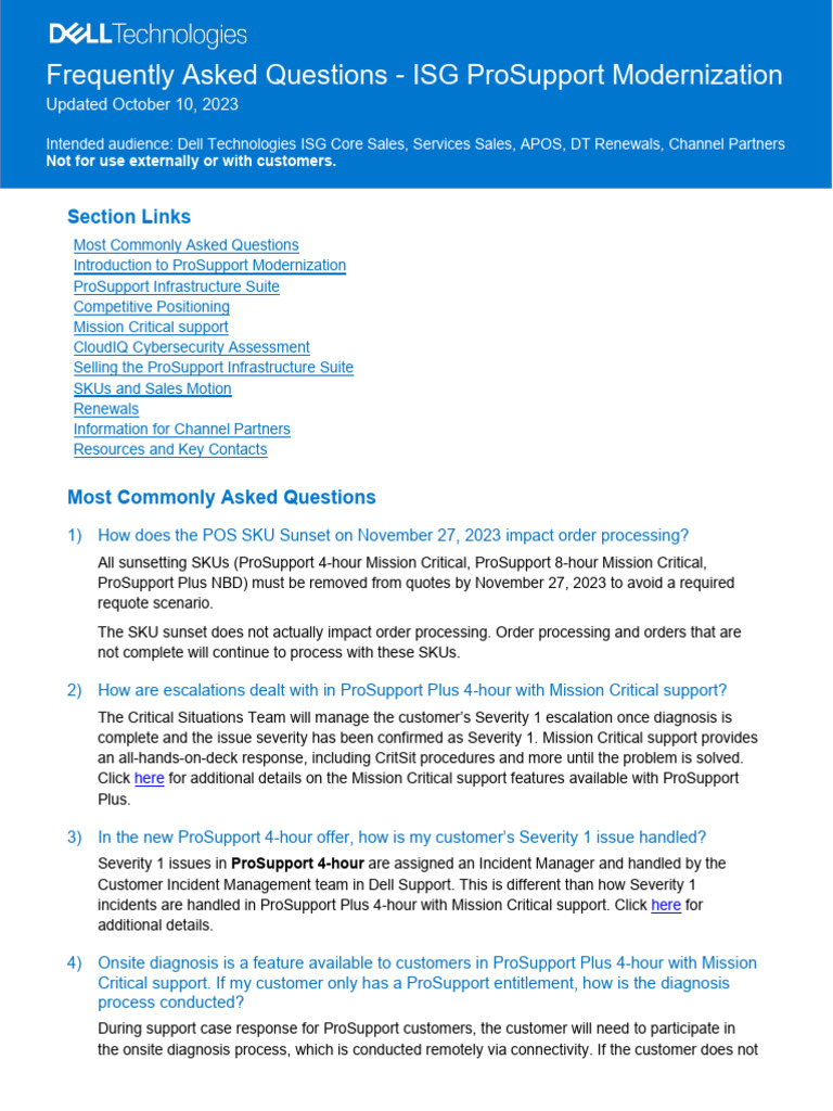 prosupport-modernization-isg-faqs | PDF | Computer Security | Security