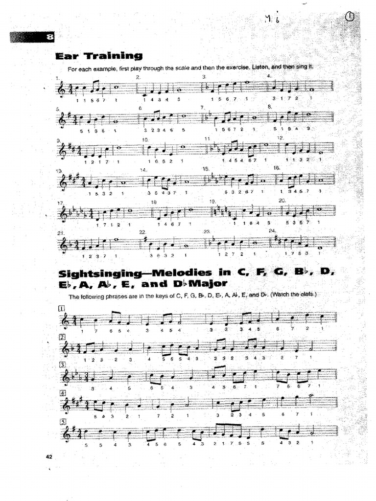ครั้งที่2 Sight singing น.42 | PDF
