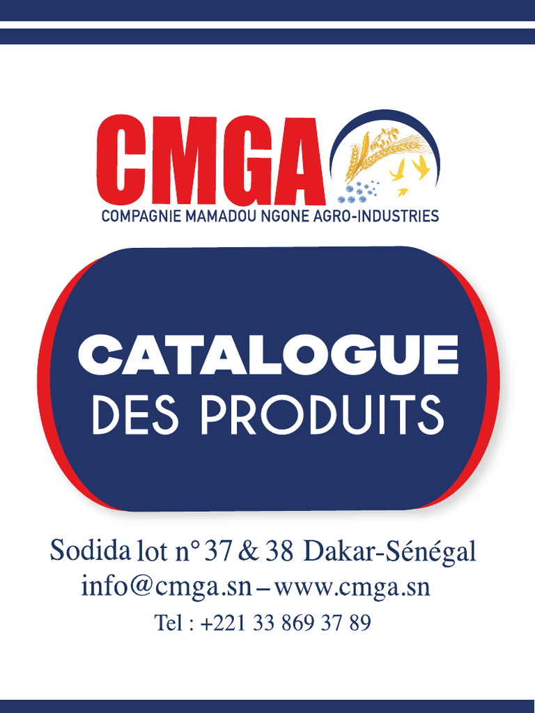 Catalogue CMGA Senegal | PDF | Boisson | Nourritures